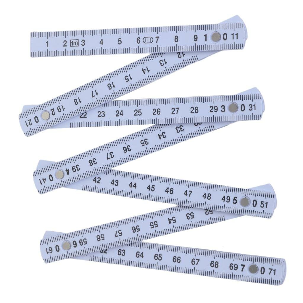 1-метровая складная линейка, измерительные пластиковые метрические весы для домашнего использования и мастерской