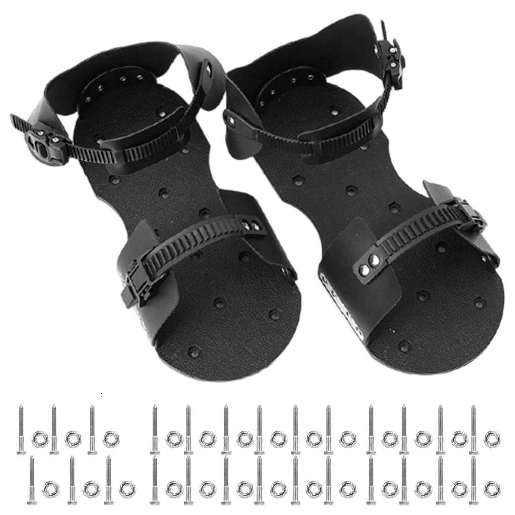 Аэрирующая обувь 2 В 1 с системой фиксации 13 глубоких зубьев для уплотнения почвы и более здорового роста травы