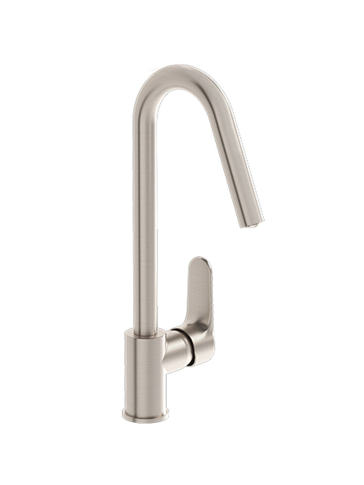 Смеситель для кухни латунь, матовый хром, VitrA Root Round A4274234EXP