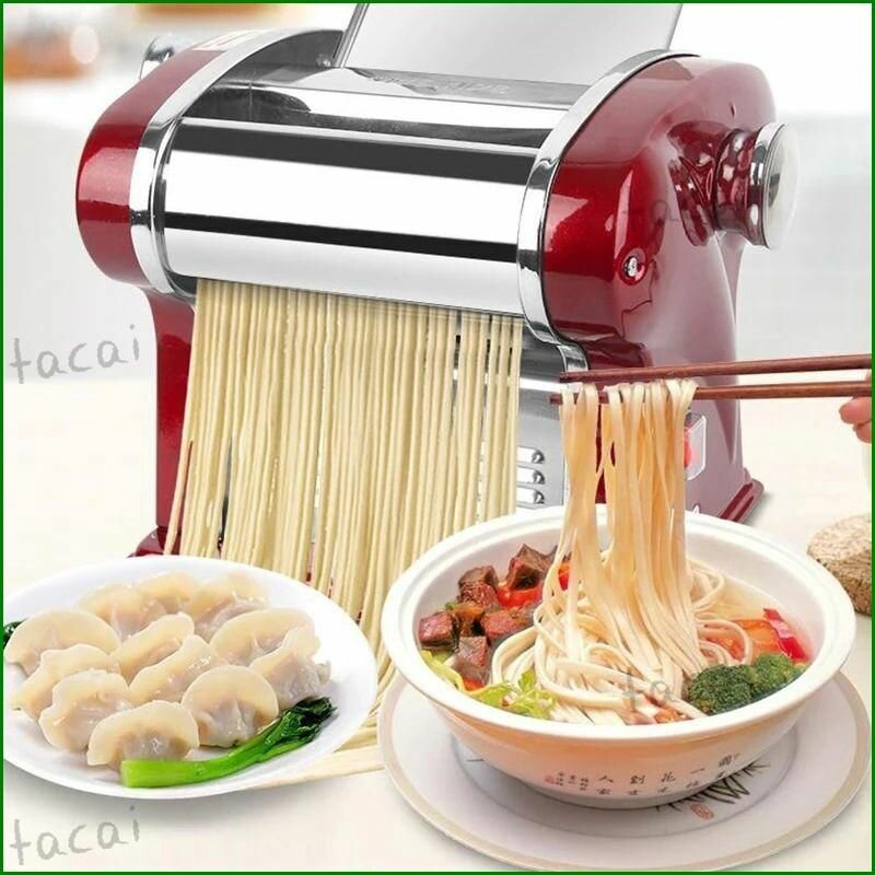 Тестораскатка лапшерезка электрическая настольная с одним ножом-