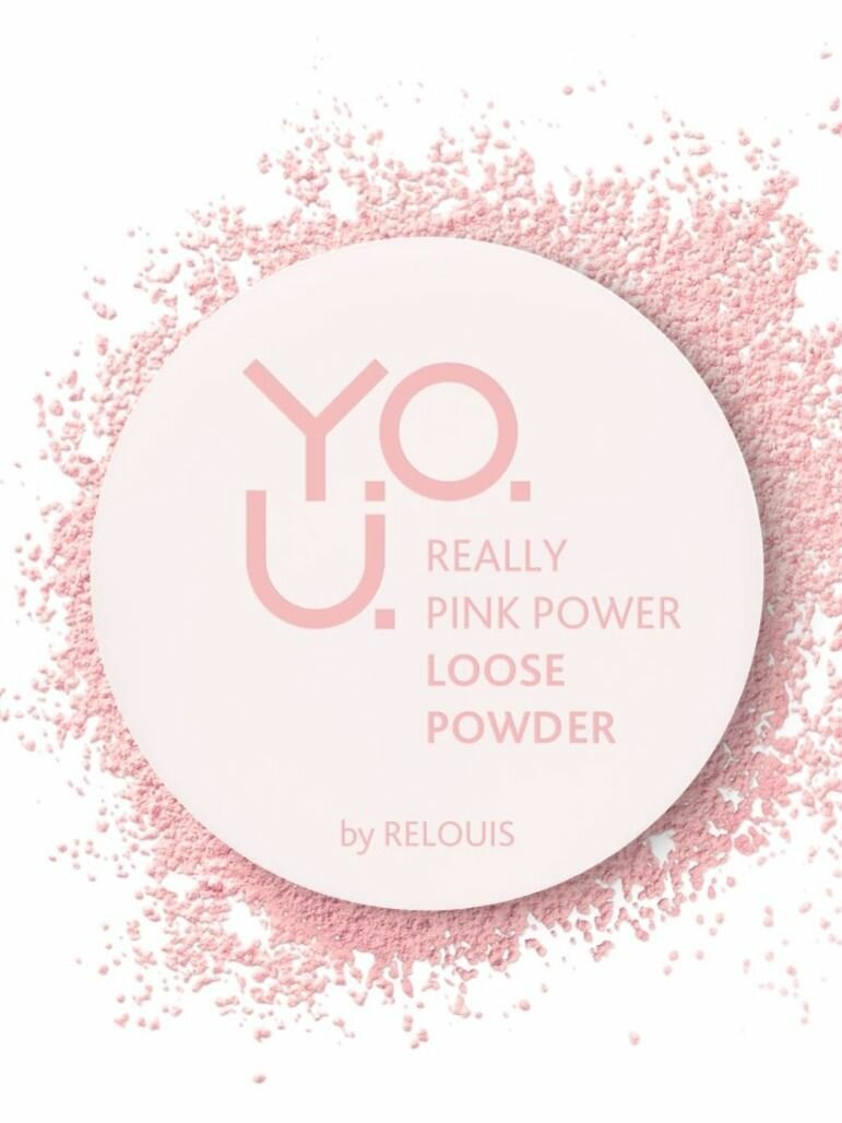 Пудра для лица Relouis Y.O.U. Really Pink Power порошкообразная тон 01 Pink 8 г