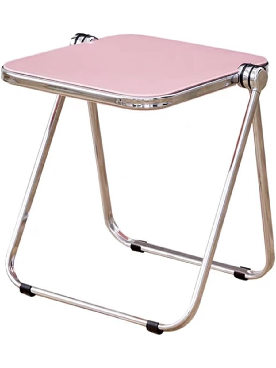 Современные минималистичные стулья, прозрачные табуретки, легкие приставные столики для спален и небольших комнат