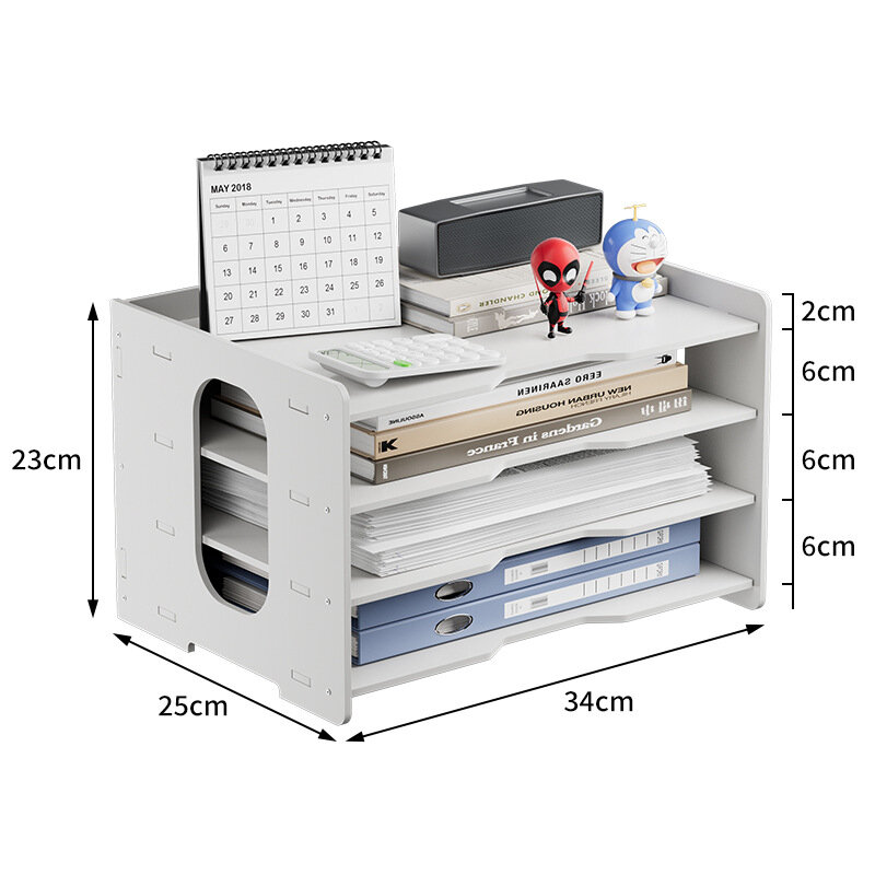 Офисный файловый стеллаж, настольный органайзер, держатель документов, коробка для журналов, органайзер для бумаги A4 A5, органайзер для скрапбукинга