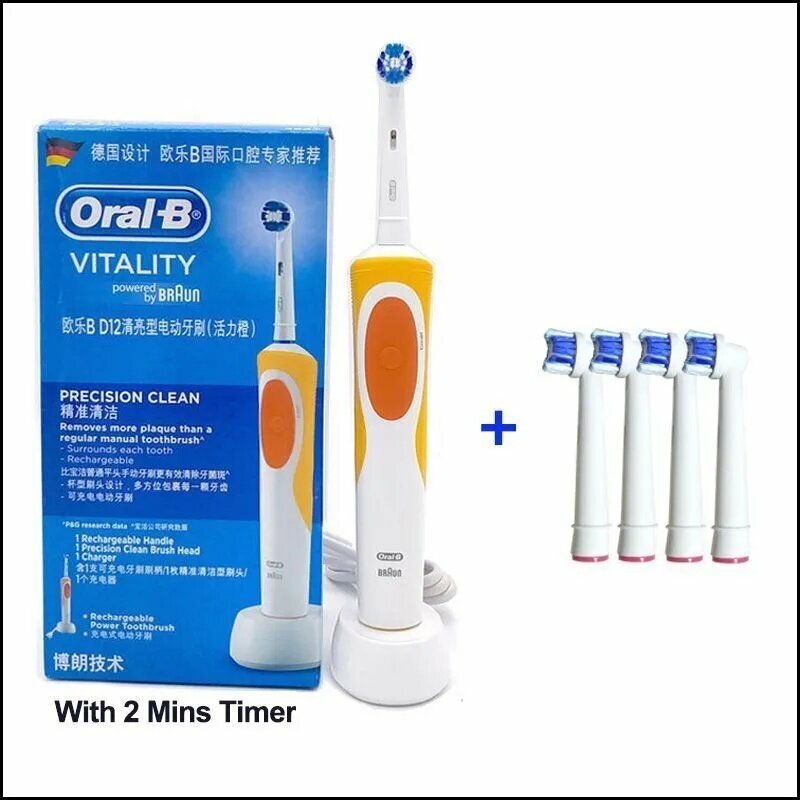 Oral B D12 Vitality Электрическая зубная щетка для глубокой очистки взрослых