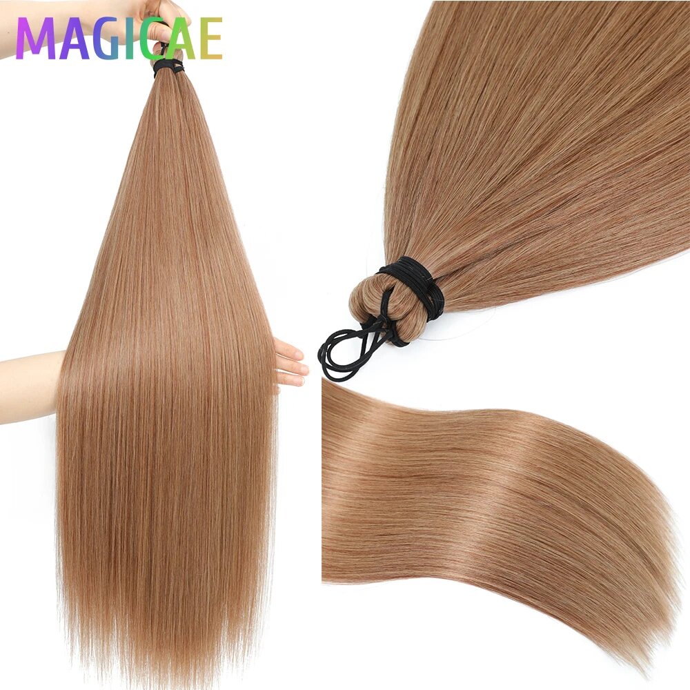Magicae синтетические косы ombre blond 27/613 28 дюймов 3 шт.