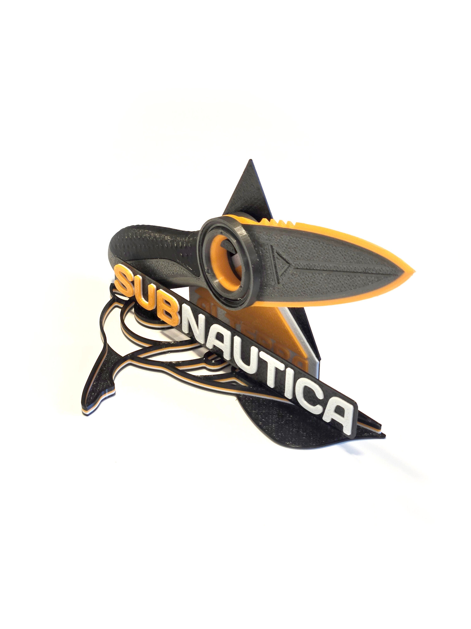 Нож Сабнаутика, 23 см. (легендарка из игры Subnautica), 3D печать, черная рукоять