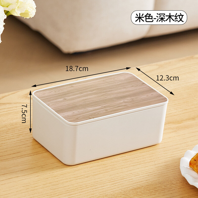 Крытая коробка для салфеток, выдвижные сухие и влажные салфетки, герметичная коробка для перчаток и масок, коробка для хранения, коробка для влажных салфеток большой емкости