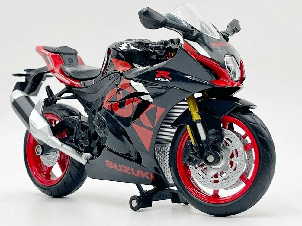 1:12 Литой мотоцикл модель игрушка Suzuki GSX R1000R спортивный велосипед миникопия