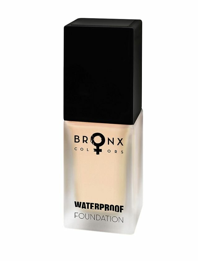 BRONX COLORS Водостойкая тональная основа Waterproof Foundation, BEIGE, 20 г