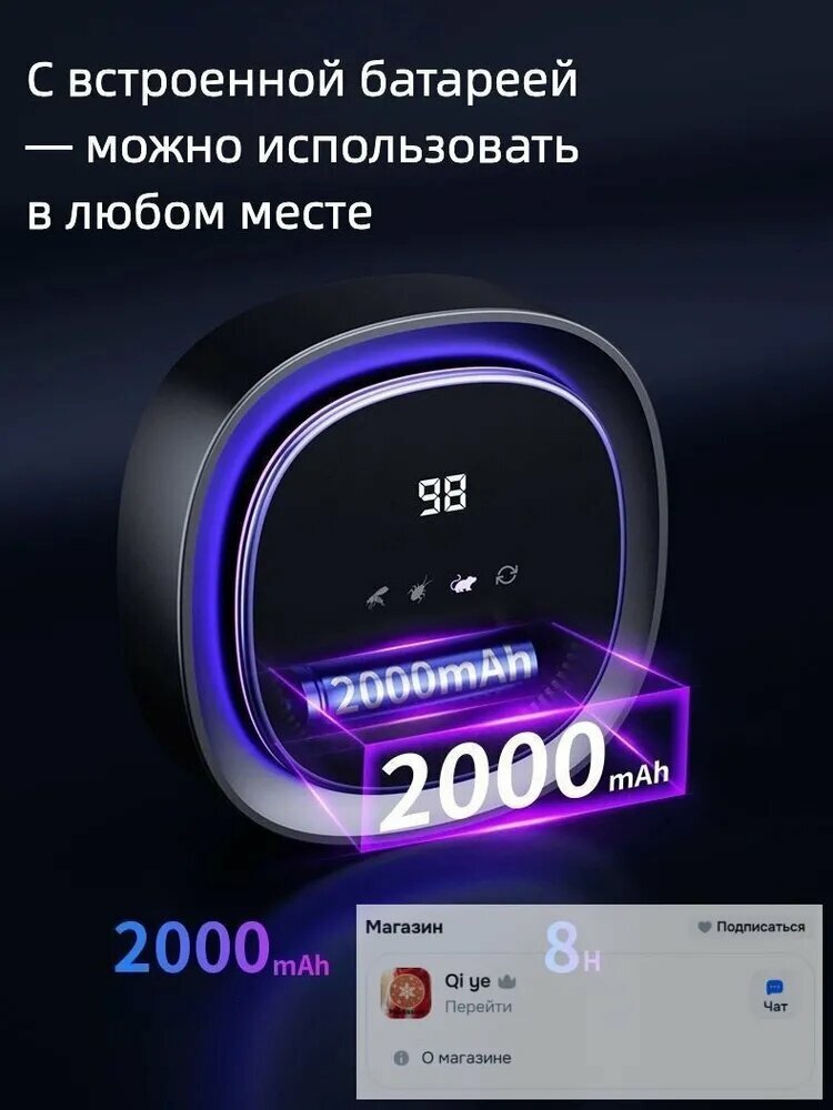 Ультразвуковой отпугиватель крыс и комаров, для дома, автомобиля, офиса и улицы