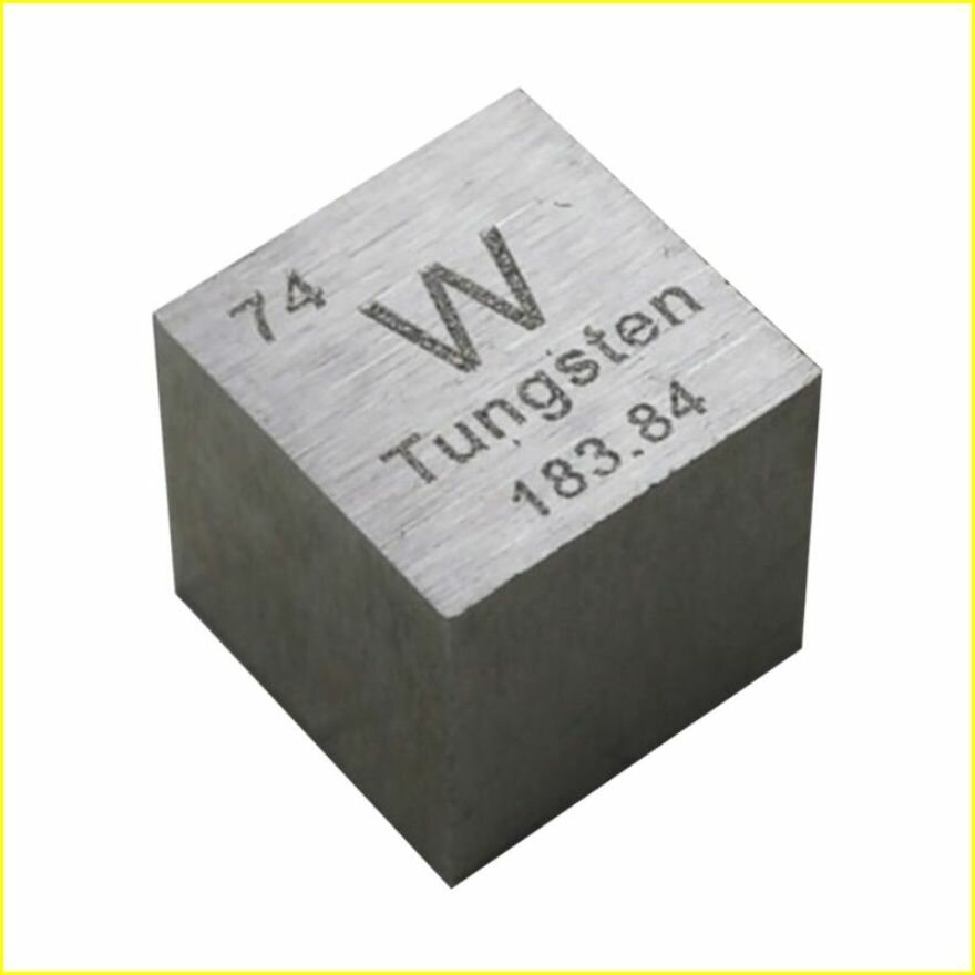 Кубики с металлической плотностью