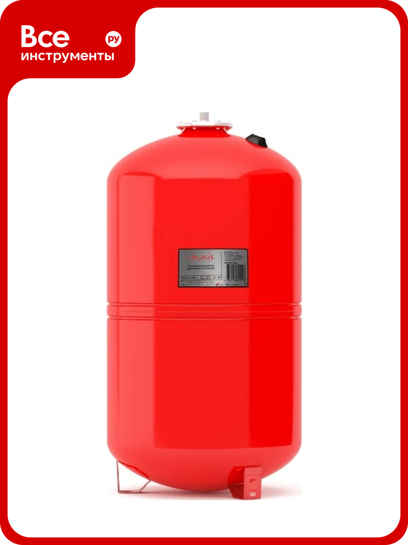 Бак расширительный для отопления WRV 80 л AXIS WRV 80_А, вертикальный напольный, цилиндрический из стали