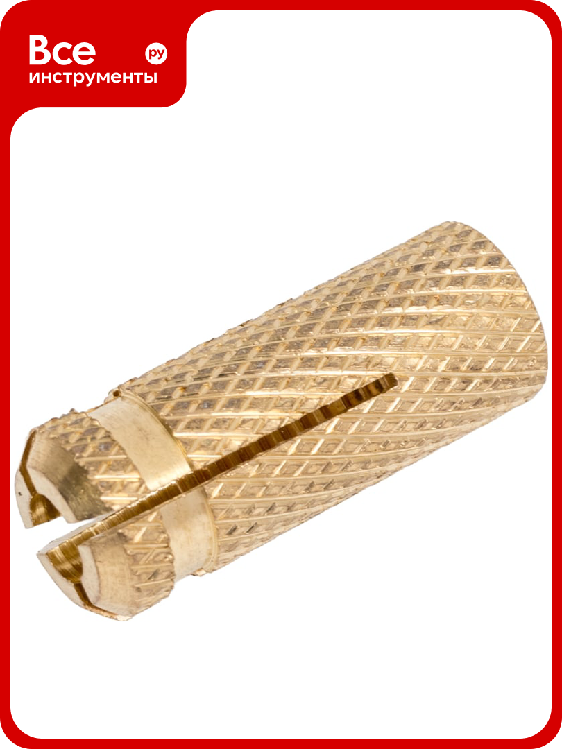 Цанга латунная Крепстор М10 (12х35) 20 шт 4665316999750