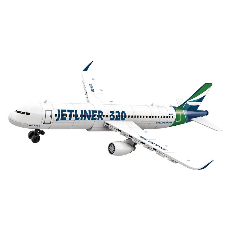 Конструктор Airbus из ABS-пластика 129 деталей