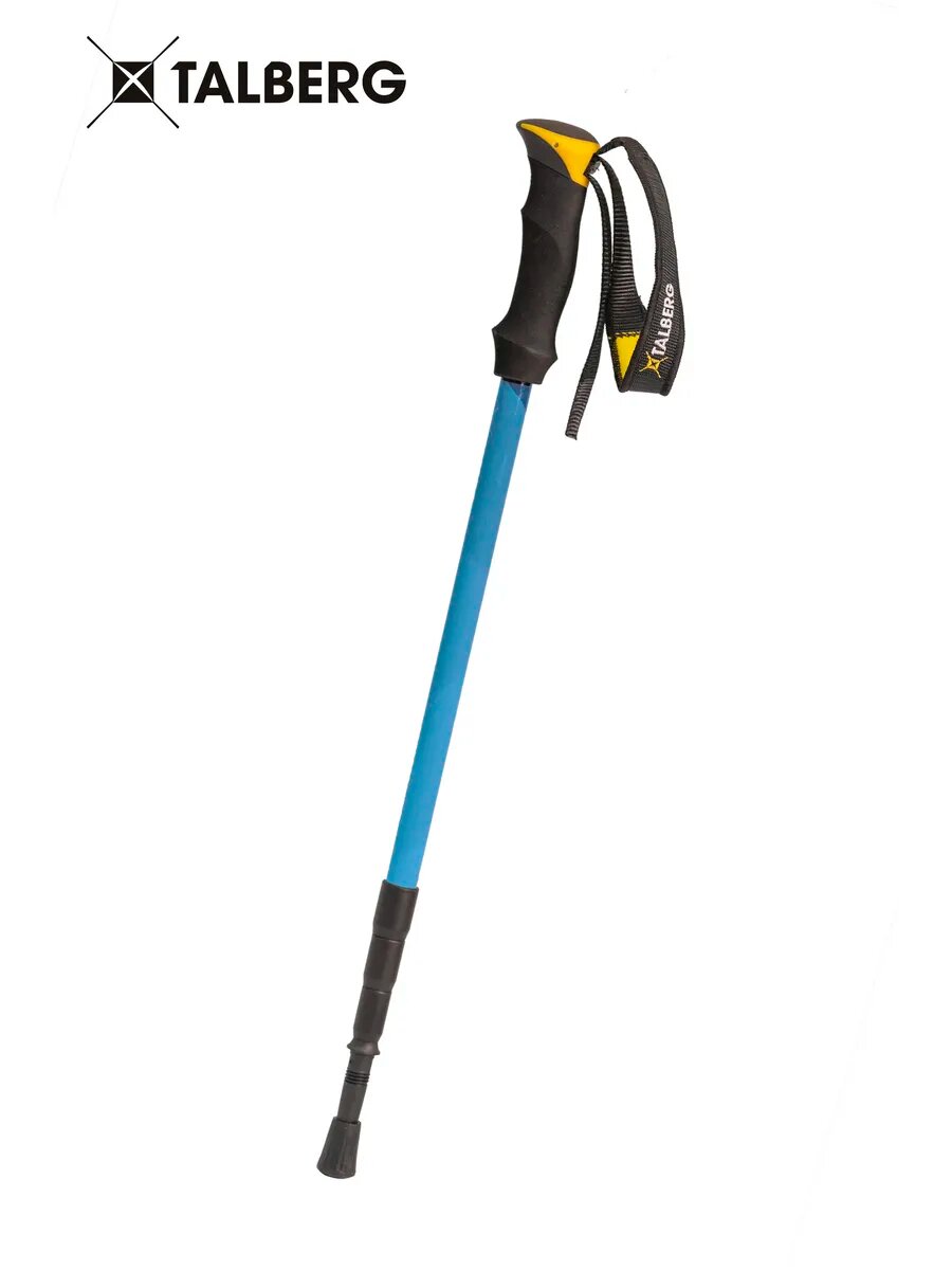 Палки трекинговые Talberg "COMPACT POLE", телескопические, 4 секции, 18-14 см, синие