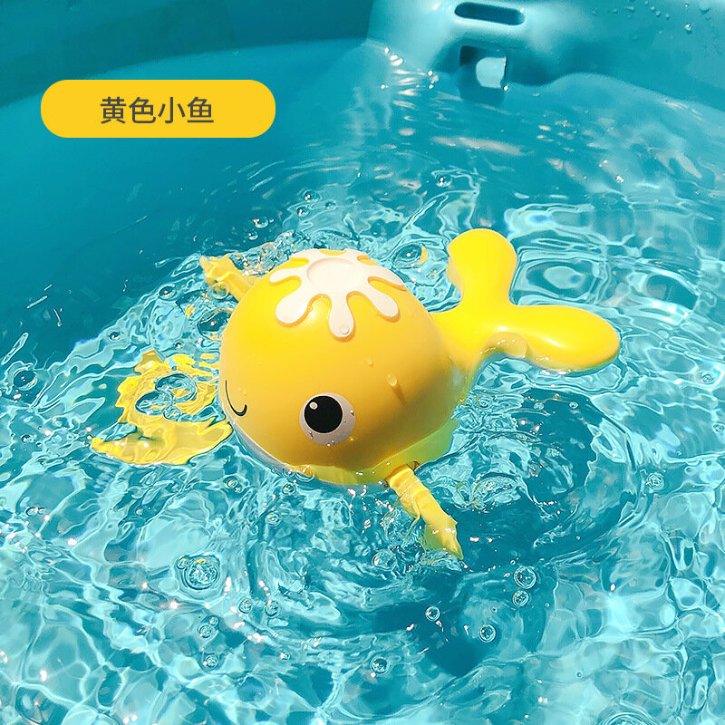 Детская водная игрушка для ванны заводная КИТ плавание детская ванная комната водная игра Краб душевая кабина