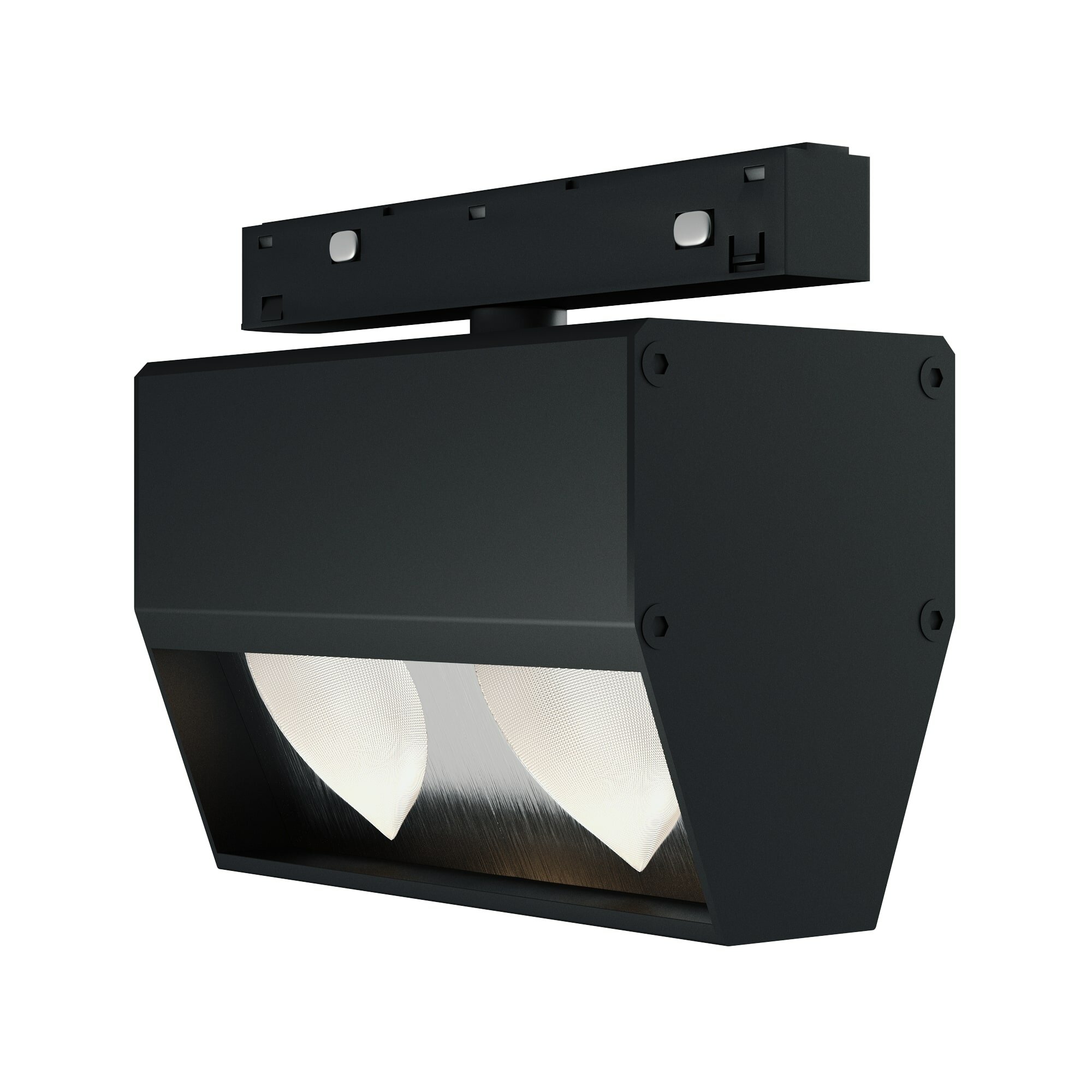 Трековый светильник черный LED 1*15W 4000K 1400Lm Ra>90 IP20 L125xH85хW60 48V ST1804.446.15
