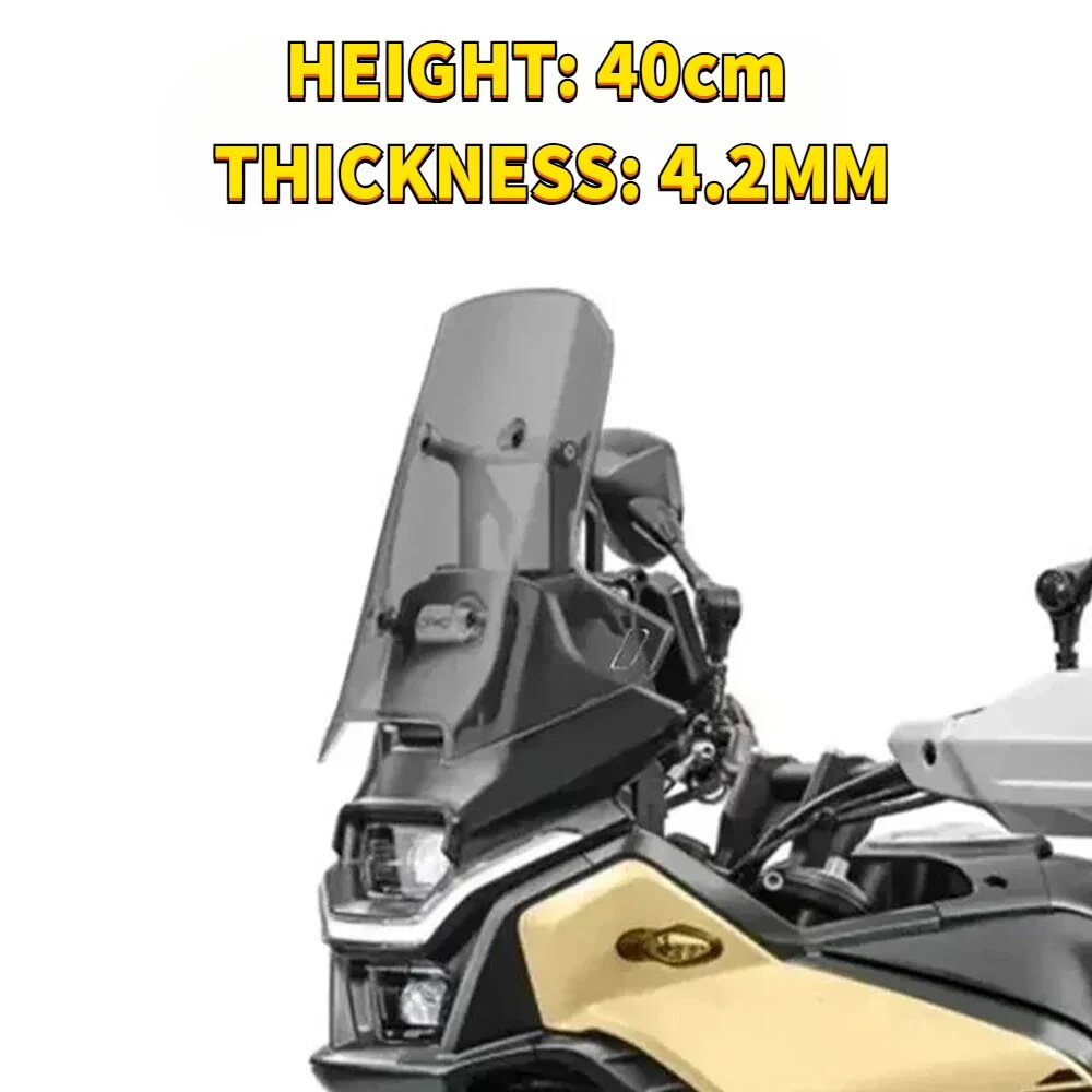 Для CFMOTO 450MT MT450 ветровое стекло переднее лобовое стекло 450MT приподнятое лобовое стекло для cf moto 450MT аксессуары