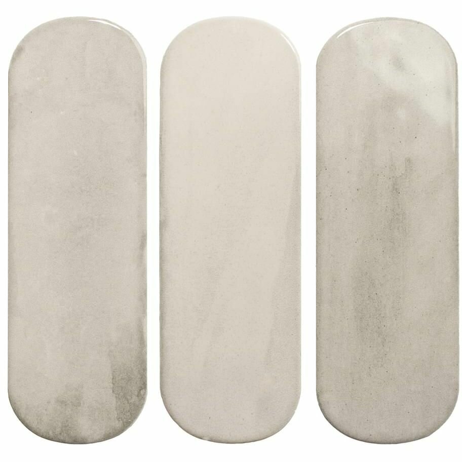 Керамическая плитка DNA Tiles (ДНА Тайлс) Calema Oval Cloud 5.2x16 см, 136321