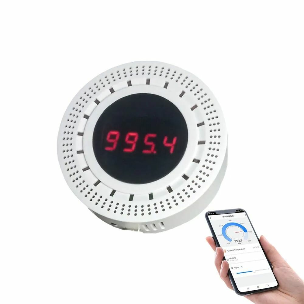 Интеллектуальный датчик атмосферного давления Tuya WiFi с функцией определения