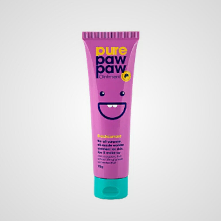 Бальзам для губ восстанавливающий Blackcurrant черная смородина 25г PURE PAW PAW Ointment Blackcurrant Бальзам для губ 25 гр