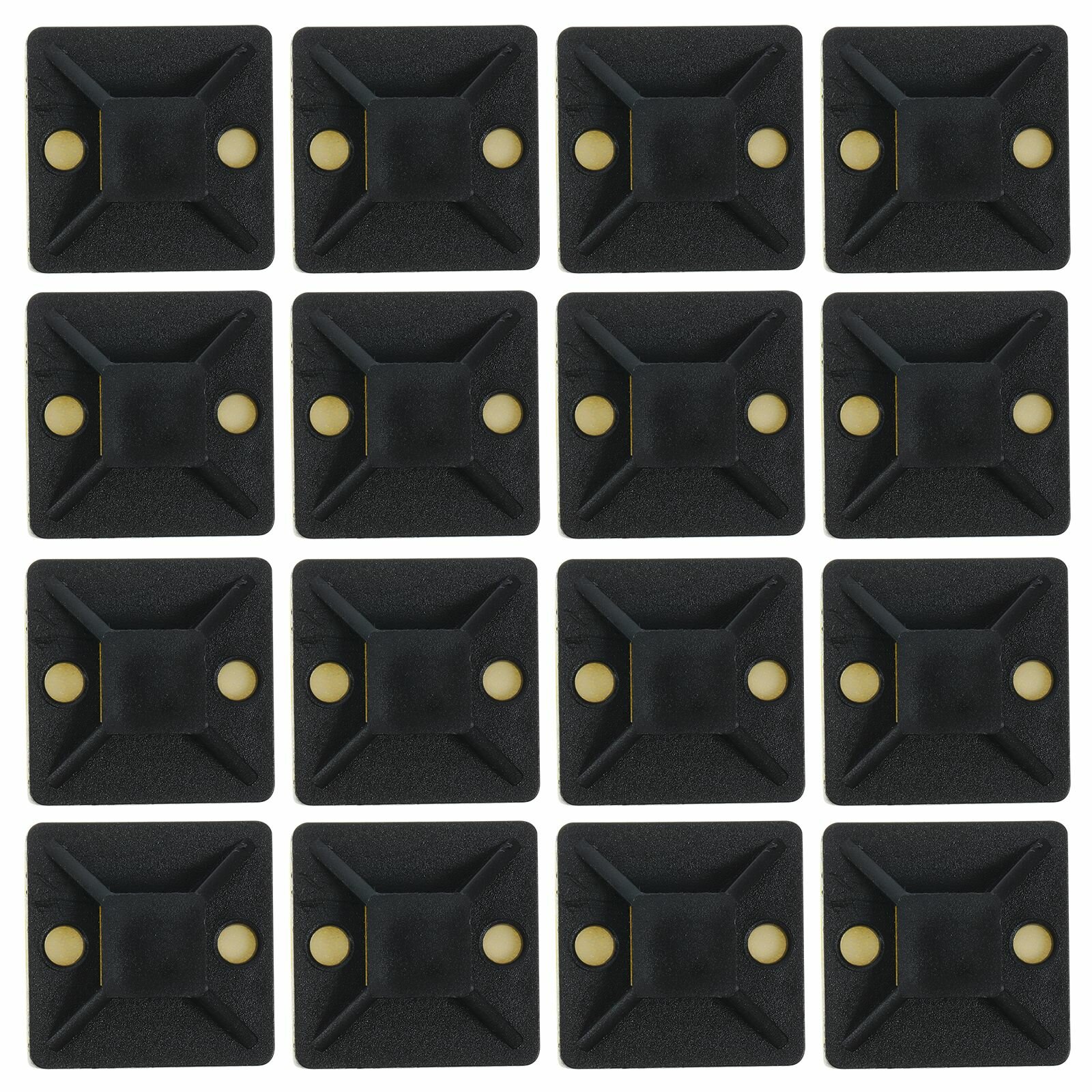 Фиксирующие Клипы Для Кабелей С Клейкой Платформой Набором 100 Шт 2 30X2 30X0 80Cm