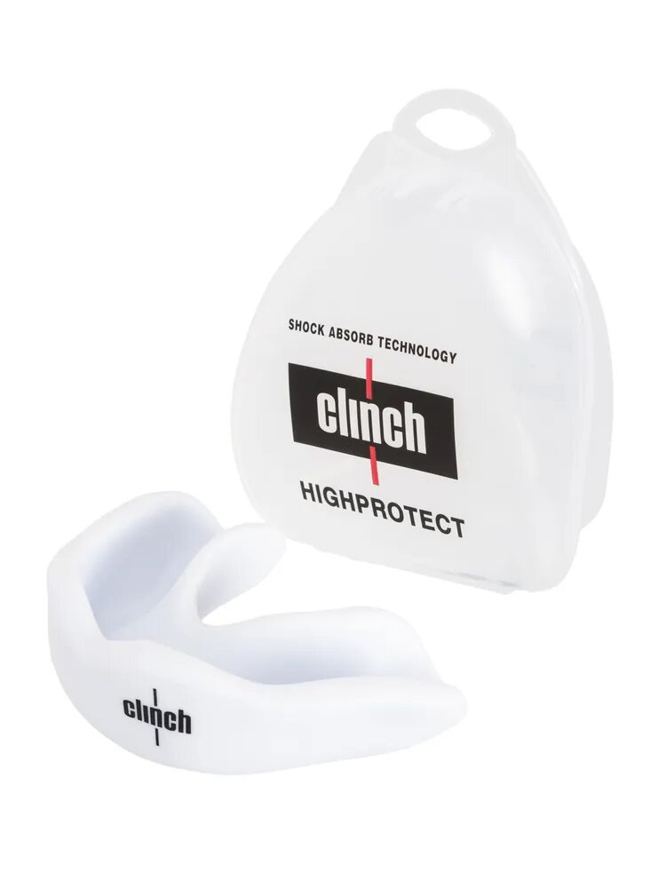 Капа одночелюстная Clinch Competition Single Layer Mouthguard белая (взрослая)