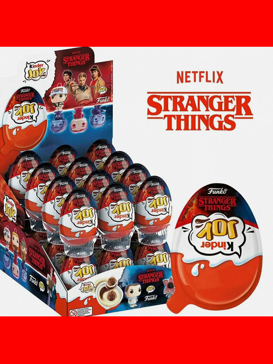 Киндер Joy Stranger Things Очень странные дела ОСД 24 шт