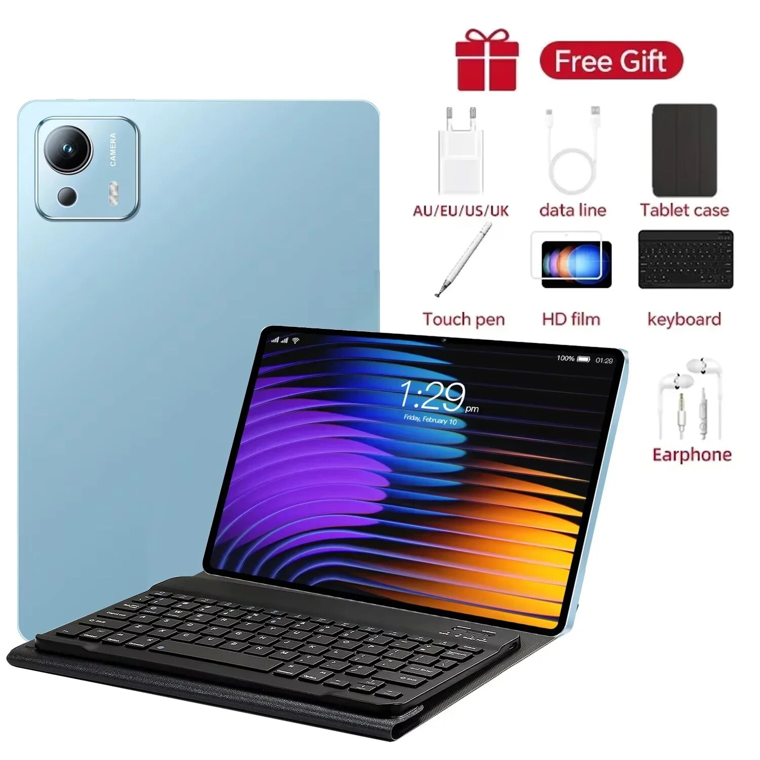 Pad 7 Pro Ultra Tablet 11" Metal Snapdragon 8Gen3 22+2048 ГБ 5G WiFi