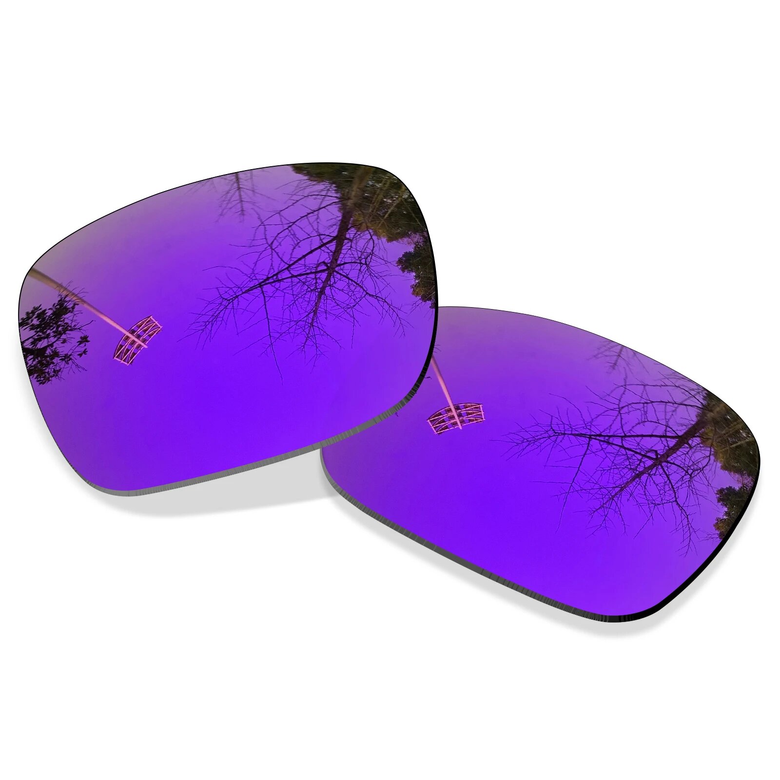 Сменные линзы Bwake Oakley TwoFace, фиолетовые