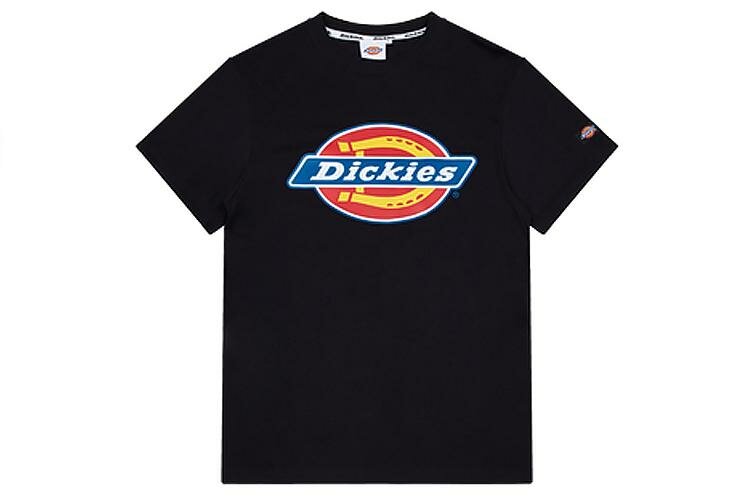 Футболка мужская Dickies 4897943, черная, с круглым вырезом прямого кроя средней посадки XXL EU