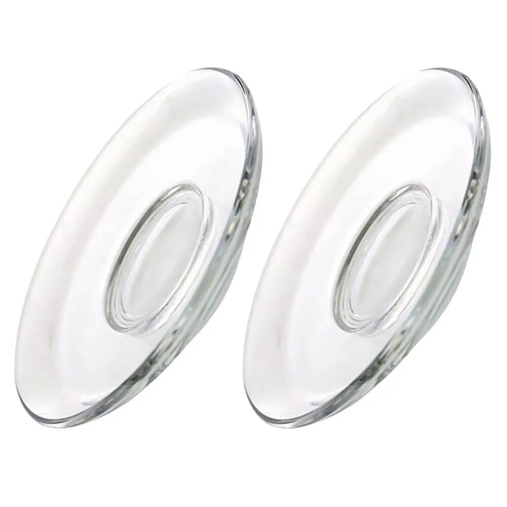 Блюдце IKEA для чашки, стеклянное прозрачное, 1 шт