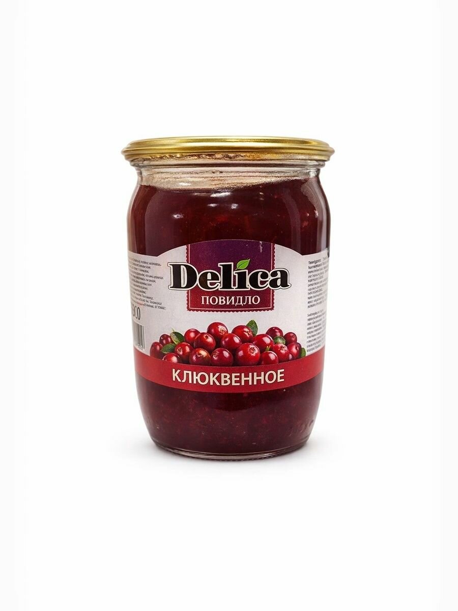 Повидло Клюквенное столовое 600 грамм 1 банка