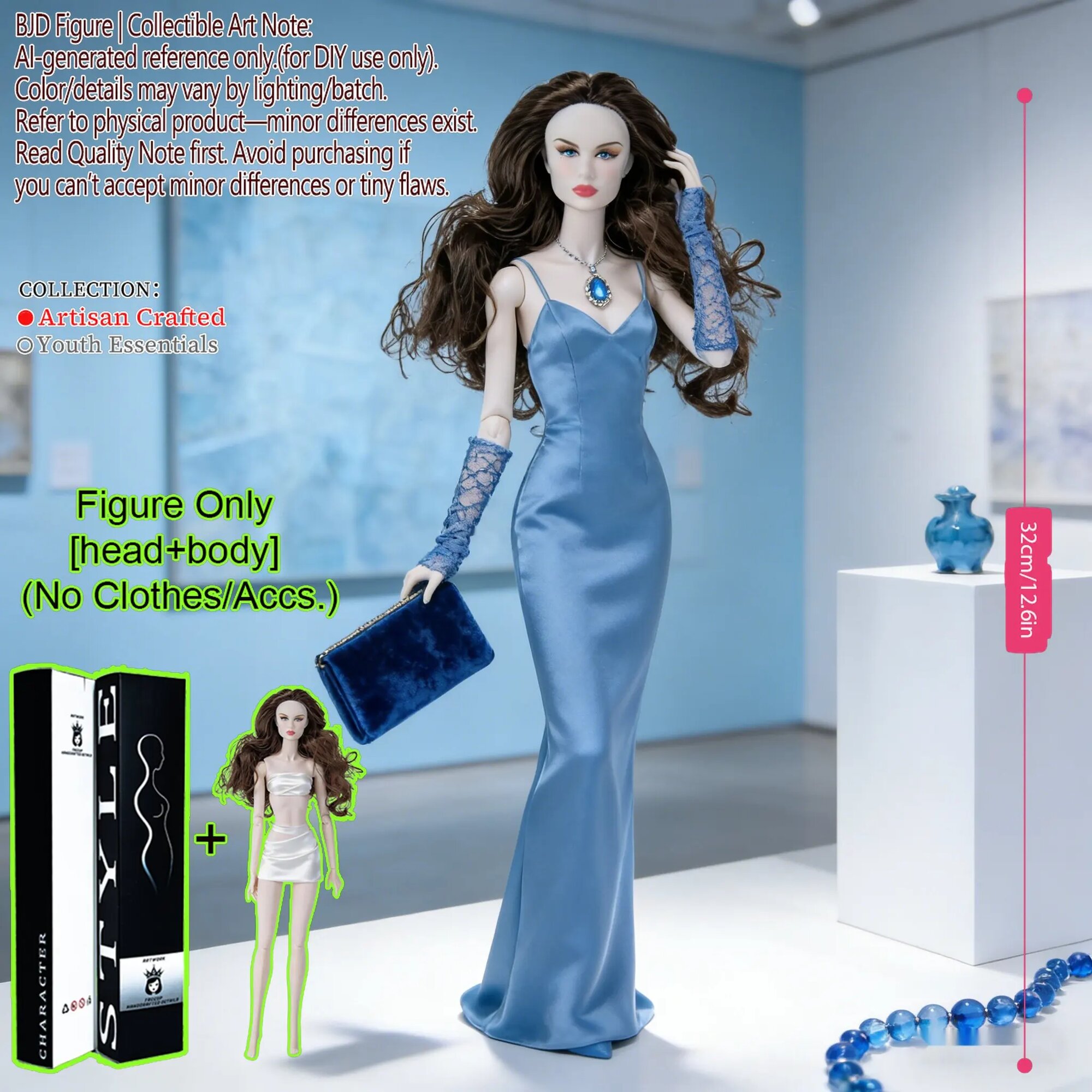 BJD кукла 1/6 (32 см), кожаная, шарнирная TypeH