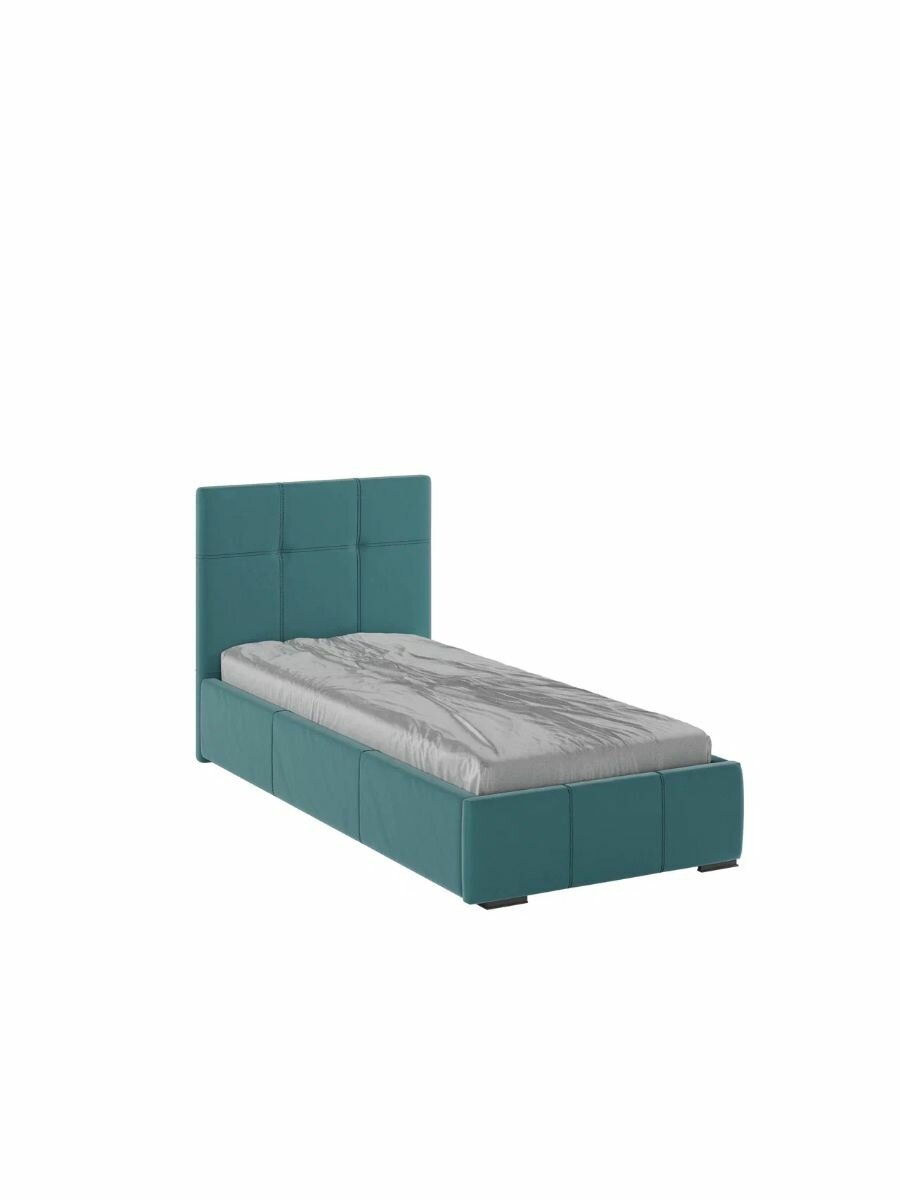 Домани, кровать интерьерная Рио, 0,9 м, 1060х1050х2230, Бирюза