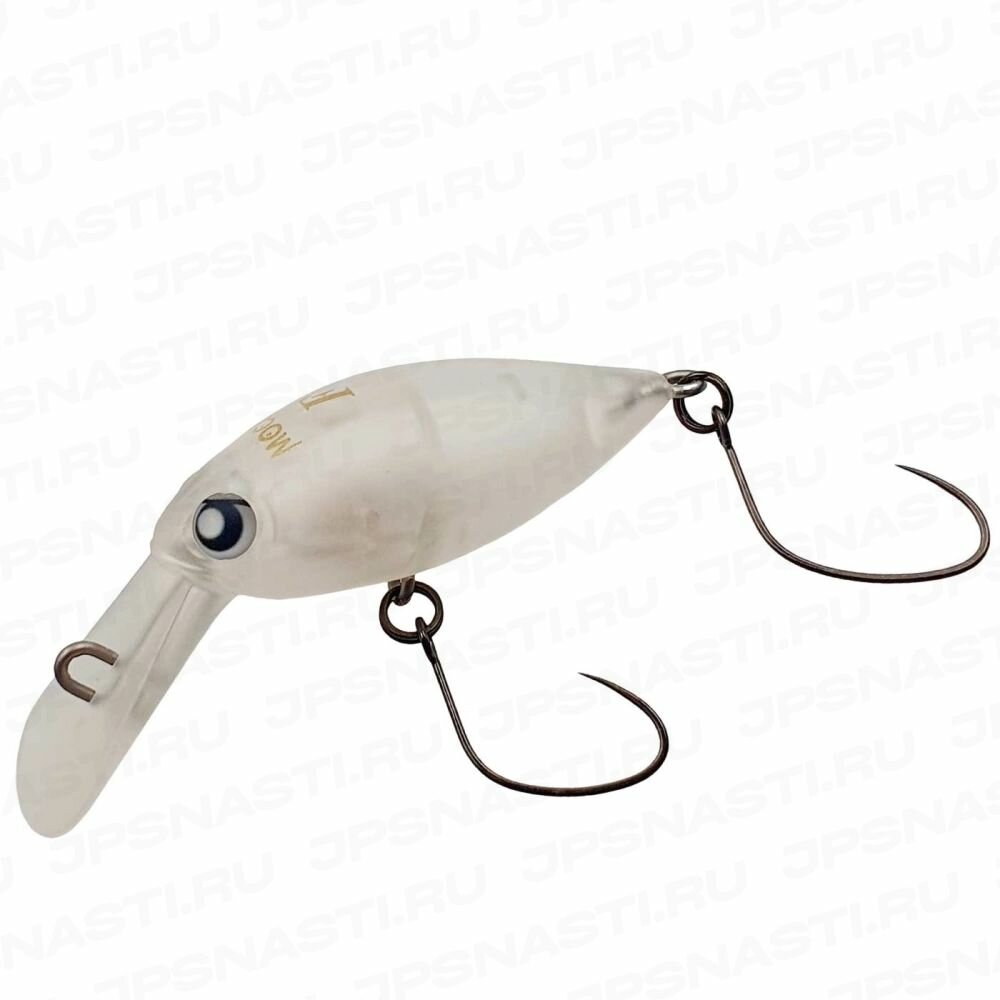 Японский воблер на форель Rodio Craft Moca 2 Hooks DR F, 1.9 г, #01 Clear / Форелевые приманки для рыбалки / Воблер Мока