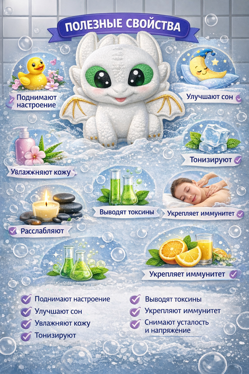 Бомбочка для ванны Дракон — фото 1