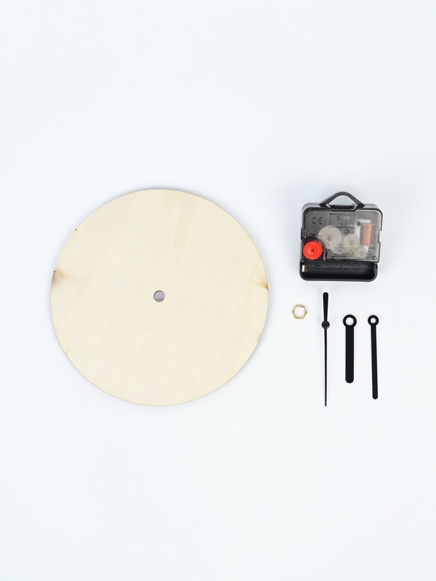 Набор для творчества - основа для часов "Круг", 16*0,5 см, с часовым механизмом