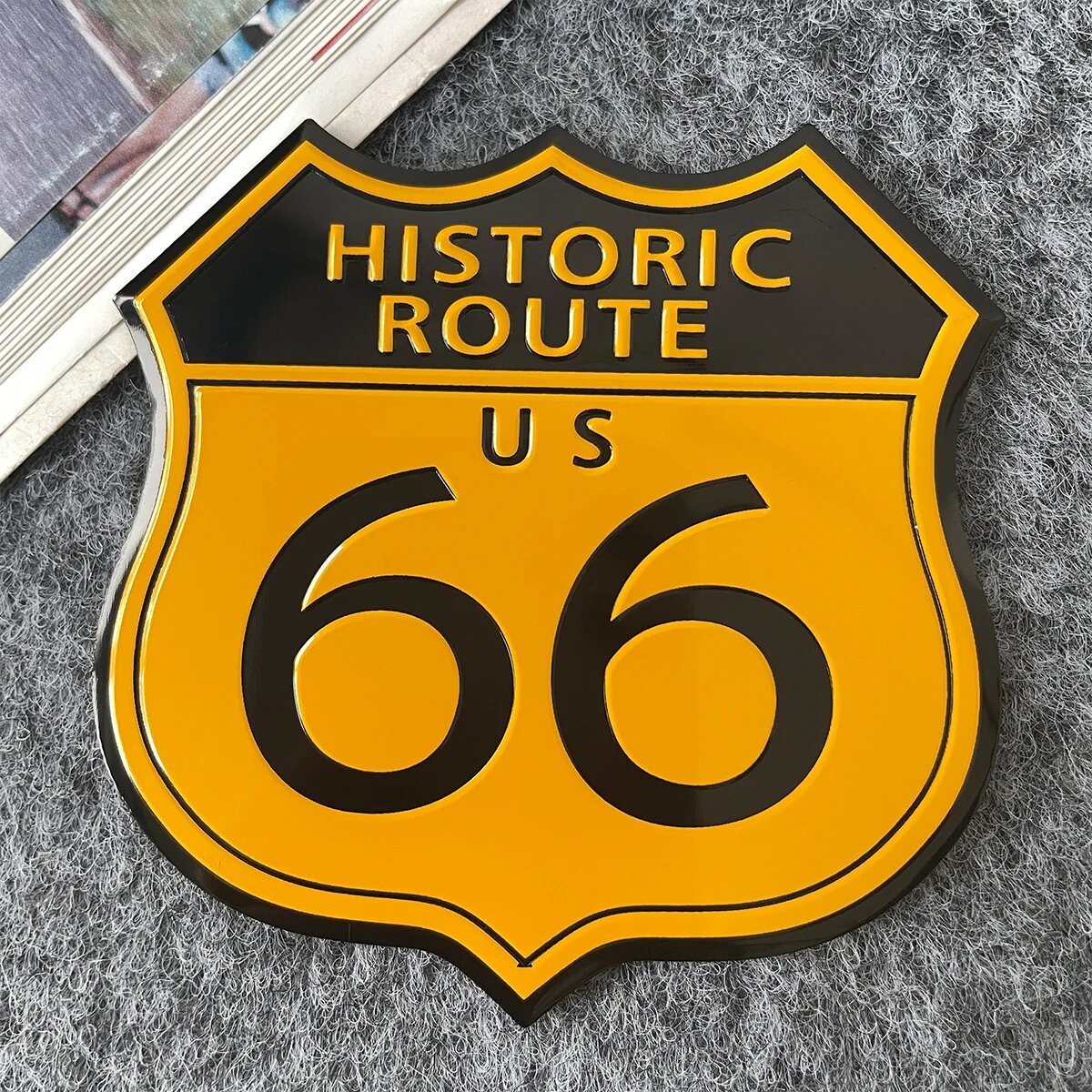 Наклейка Route 66, ретро, цвет A2