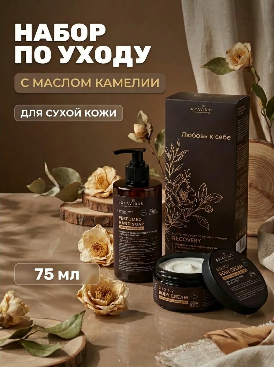 Набор для ухода за руками и телом Восстанавливающий с маслом камелии