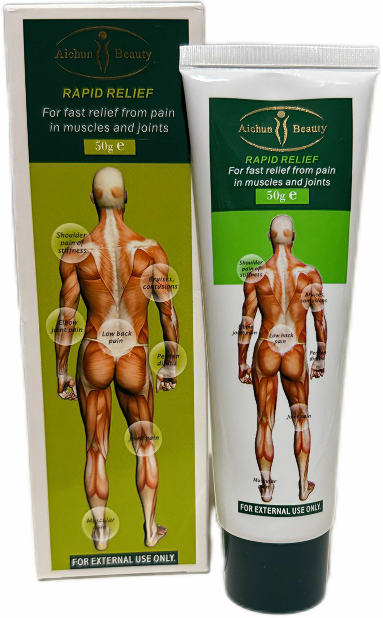 AICHUN BEAUTY Мазь для тела Aichun Beauty Rapid Relief, 50 мл