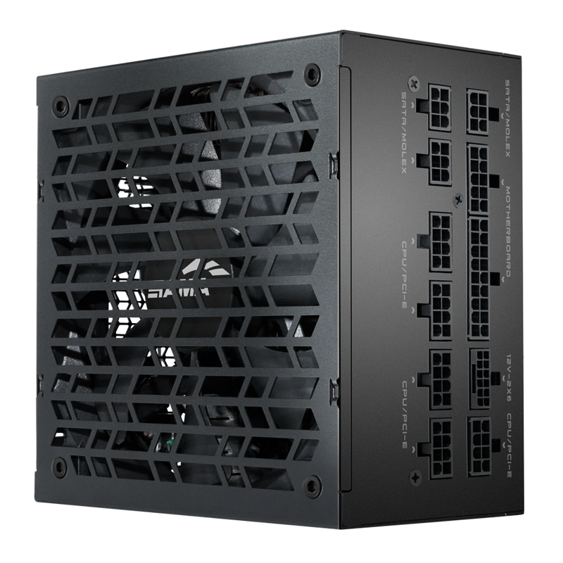 Блок питания Блоки питания/ Power Supply SAMA G750 Black (HAT-750yzB1G), 750W 80+ Gold (ATX, 3.1, PCIe 5.0, Full modular, 1x24(20+4)pin mesh 550mm, 2xCPU 8(4+4)pin 600mm+150mm, 2xPCIe*2 8(6+2)pin 550+150mm, 1x12VHPWR PCIe 5.1 12+4pin 600W 600mm, 3xSATA*3