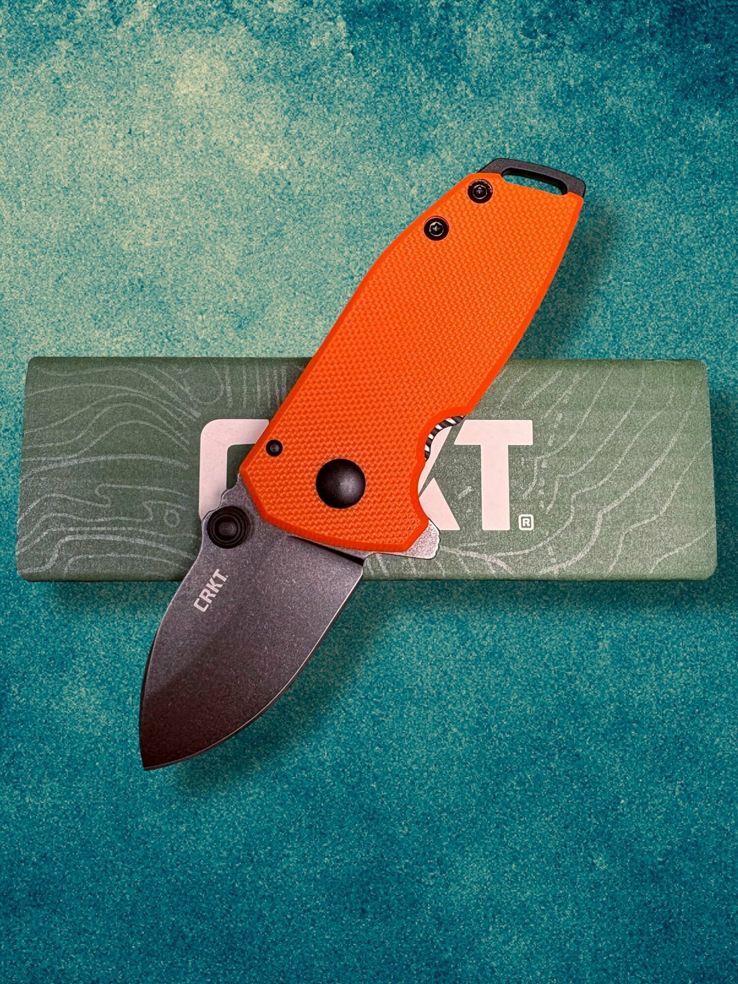 Складной нож CRKT Squid Compact Frame Lock Orange, 2486
