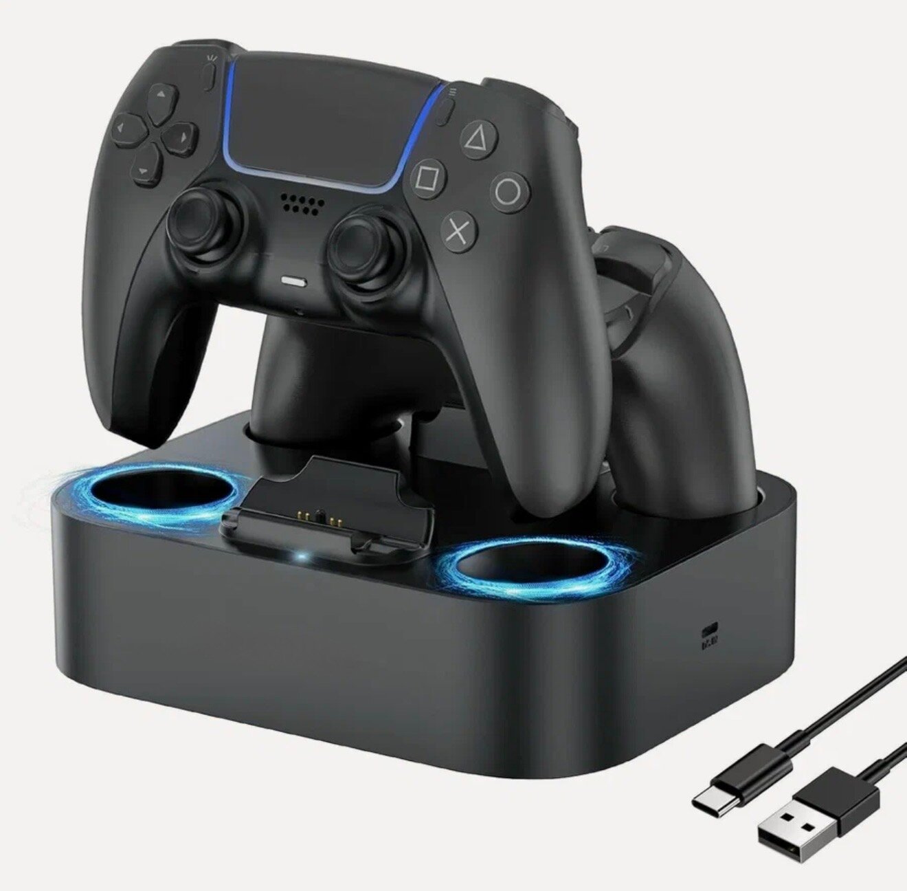 Зарядная док-станция для DualSense 5, DualSense 5 Edge, быстрая зарядка