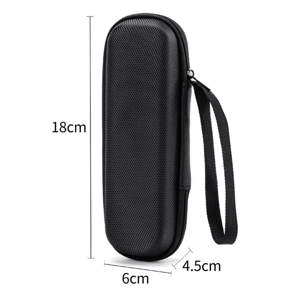 Черный жесткий чехол для хранения 18-6-4.5cm