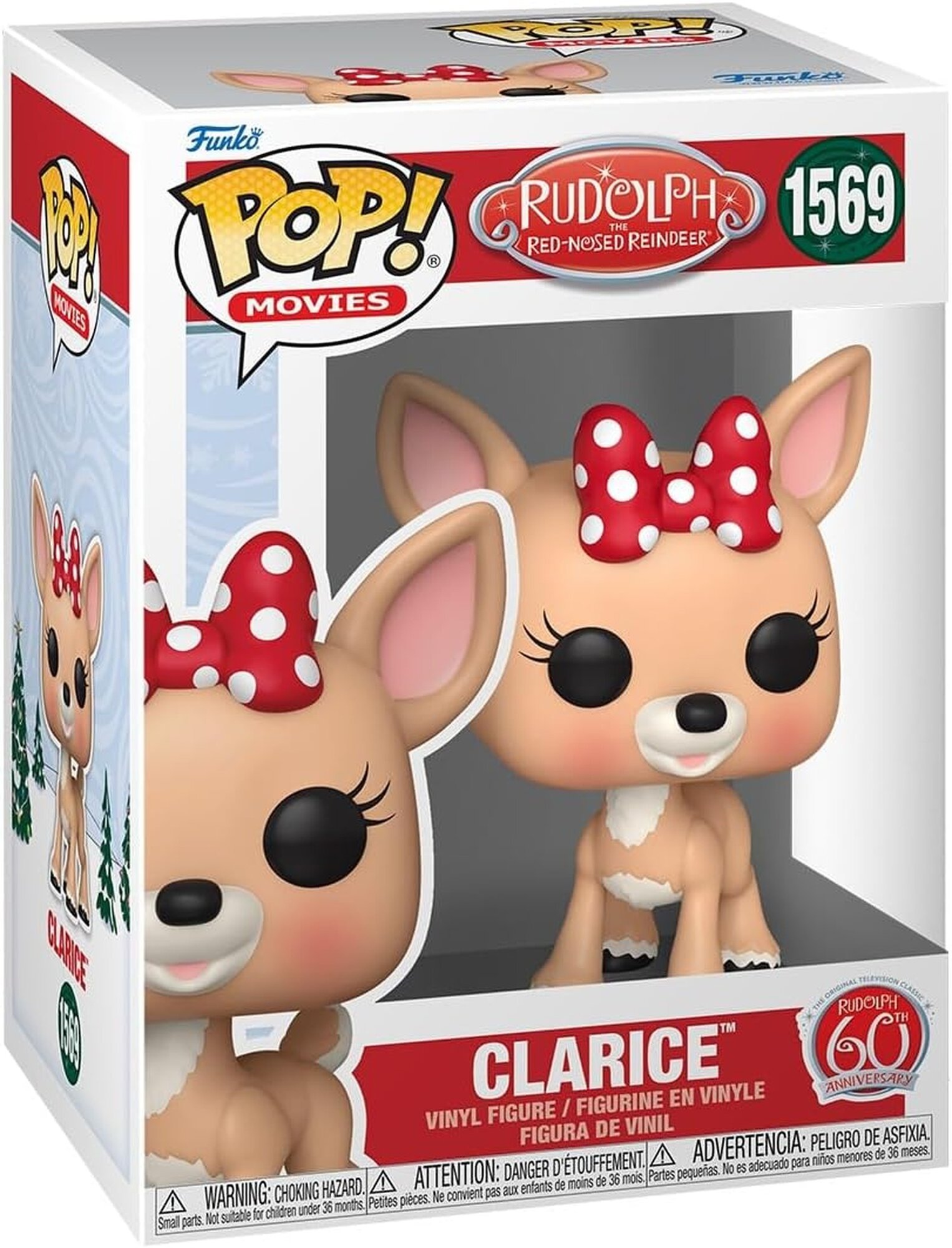 Фигурки Funko Pop MOVIES - Коллекционная фигурка Приключения оленёнка Рудольфа Кларисса - Фанко 1569