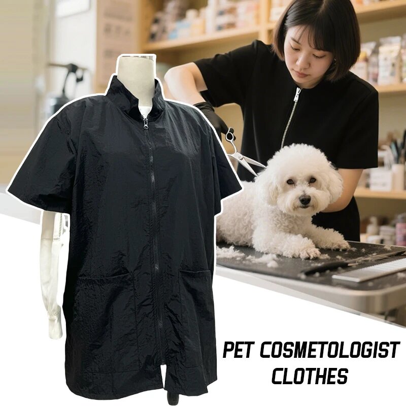 Водонепроницаемые рабочие комбинезоны для ухода за животными, черный, нейлон, M/L/XL XL