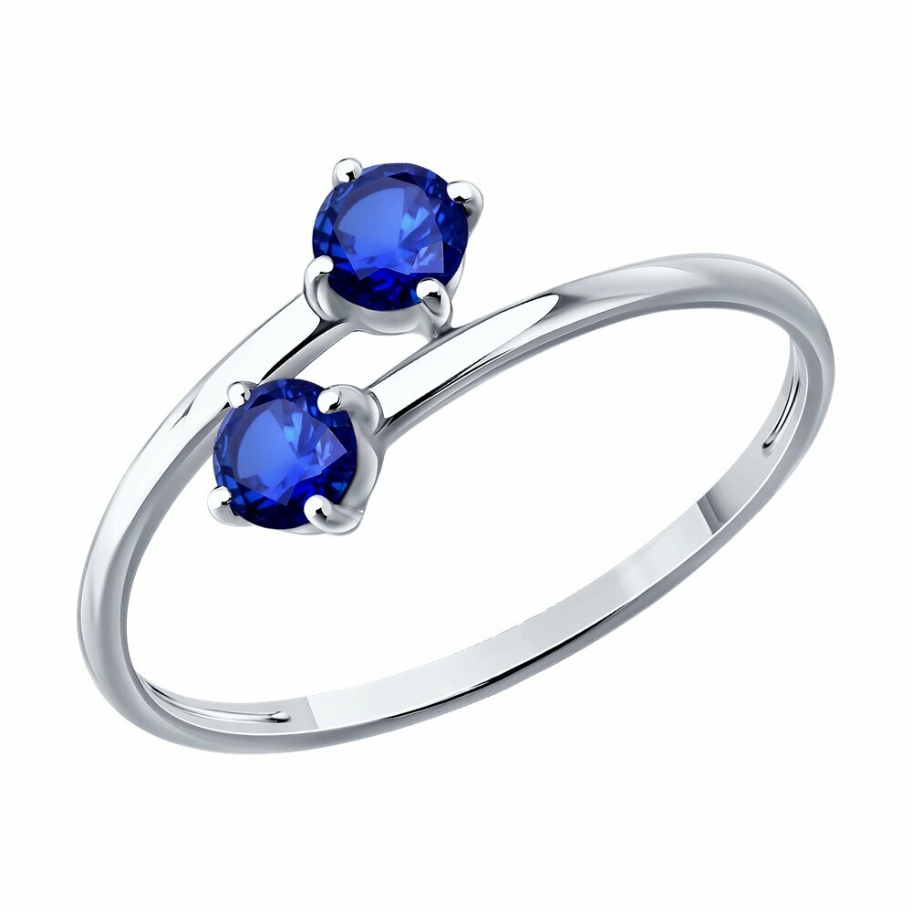 Кольцо, белое золото, 585 проба