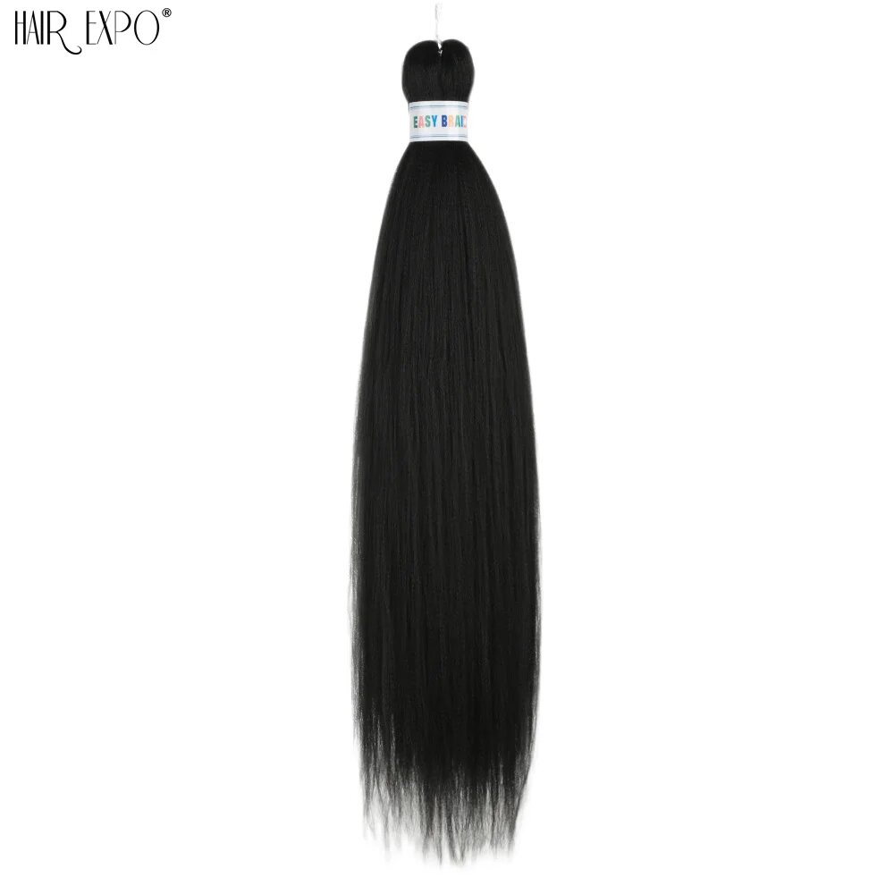 Черные прямые косы jumbo braids Hair Expo 26 дюймов, цвет 1