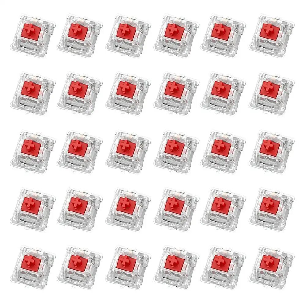 30шт. Тактильные переключатели MeRealer Red switch